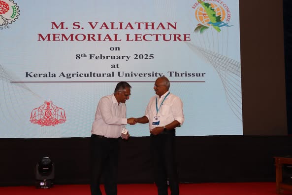 M S Valiathan Memorial Lecture at 37th KSC, Thrissur – KSCSTE
